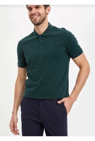 MaviMoure Erkek Polo Yaka T-Shirt