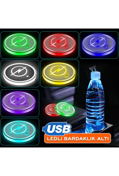 Carmaniaks Opel Uyumlu Ledli Bardaklık Altı USB Şarjlı Carmaniaks Opel Uyumlu Ledli Bardaklık Altı USB Şarjlı