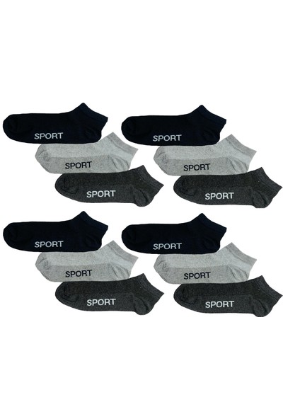Lara Çorap 12'li Sport Erkek Patik Çorap (40-46)