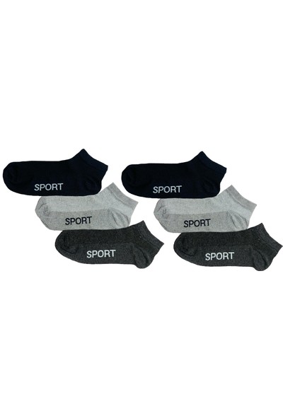 Lara Çorap 6'lı Sport Erkek Patik Çorap (40-46) Lara Çorap 6'lı Sport Erkek Patik Çorap (40-46)