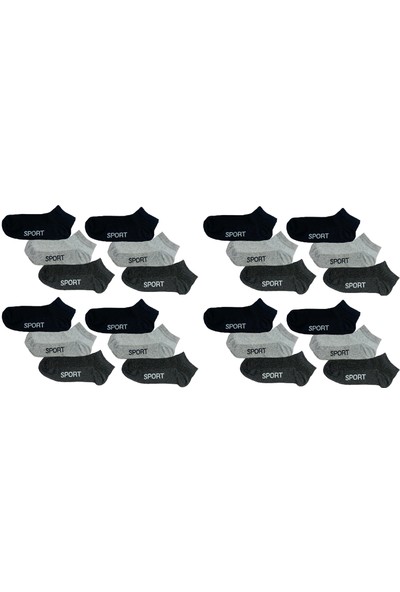 Lara Çorap 24'lü Sport Erkek Patik Çorap (40-46)