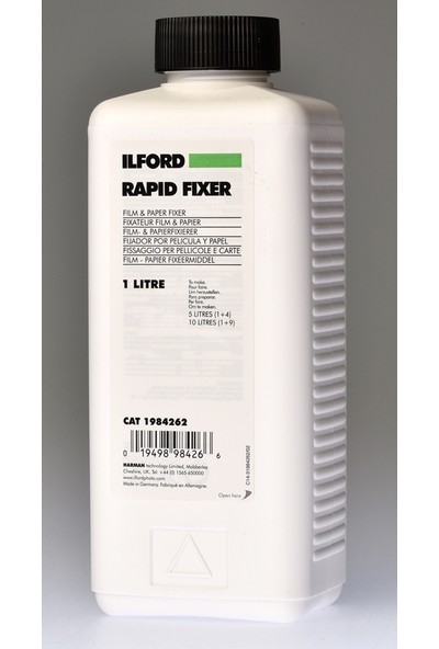 Ilford Rapid Fixer Siyah Beyaz Film/kart Sabitleme Banyosu (1000ML) Ilford Rapid Fixer Siyah Beyaz Film/kart Sabitleme Banyosu (1000ML)