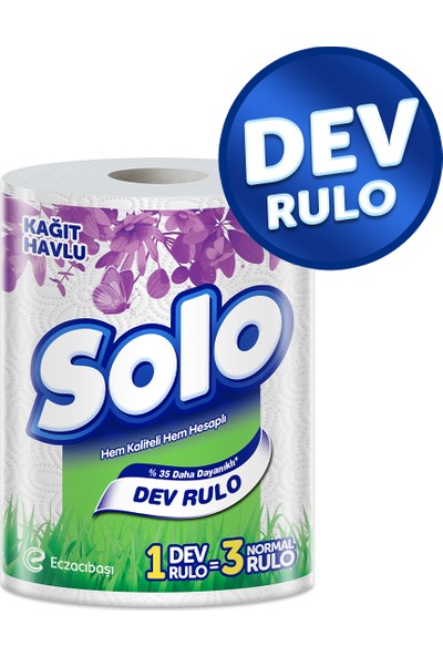 Solo Kağıt Havlu Dev Rulo Solo Kağıt Havlu Dev Rulo