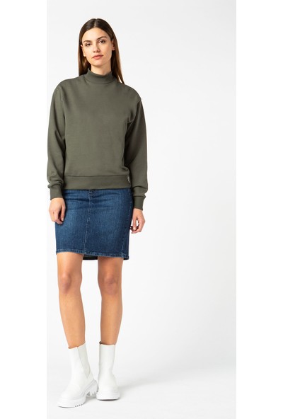 Vigoss Jeans Vıgoss Yarım Balıkçı Kadın Sweatshirt 13079-30048