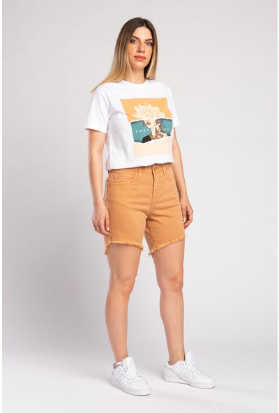 Vigoss Jeans Mom Kadın Nondenim Şort 40332-70046 Vigoss Jeans Mom Kadın Nondenim Şort 40332-70046