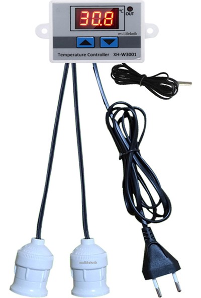 Multiteknik Duylu W3001 Dijital Termostat Kullanıma Hazır Kablolu Fişli Multiteknik Duylu W3001 Dijital Termostat Kullanıma Hazır Kablolu Fişli