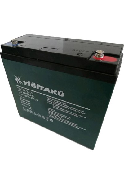 Yiğit Akü Elektrikli Bisiklet Aküsü 12V 22AH Jel Akü