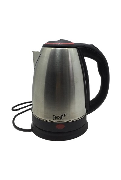 Teba Gizli Rezistans Paslanmaz Çelik Su Isıtıcı Kettle 1.8 Lt Kırmızı Kuşak 1500W Teba Gizli Rezistans Paslanmaz Çelik Su Isıtıcı Kettle 1.8 Lt Kırmızı Kuşak 1500W