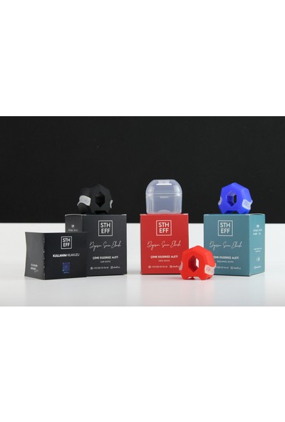 Stheff Jawline Çene Egzersiz Topu 3'lü Set - Başlangıç - Orta - Zor Stheff Jawline Çene Egzersiz Topu 3'lü Set - Başlangıç - Orta - Zor