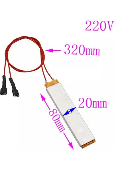 220V Ptc Isıtıcı Alüminyum Alaşımlı Seramik Isıtıcı Kuluçka Makinesi,kurutucu,inkübatör,vb.kullanım