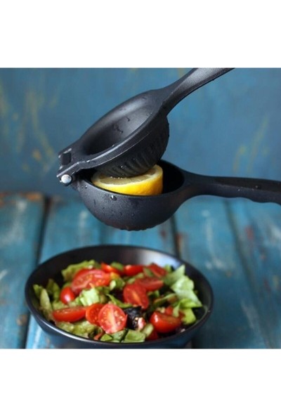 E-Dükkan Lüx Black Pratik Döküm Limon Sıkacağı