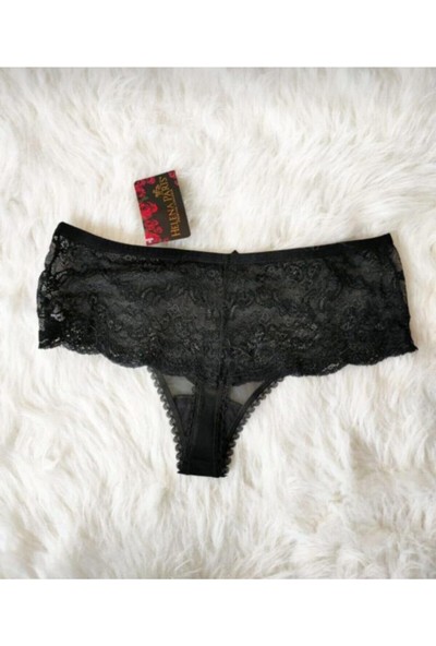Helena Paris Yüksek Bel Dantel Tanga