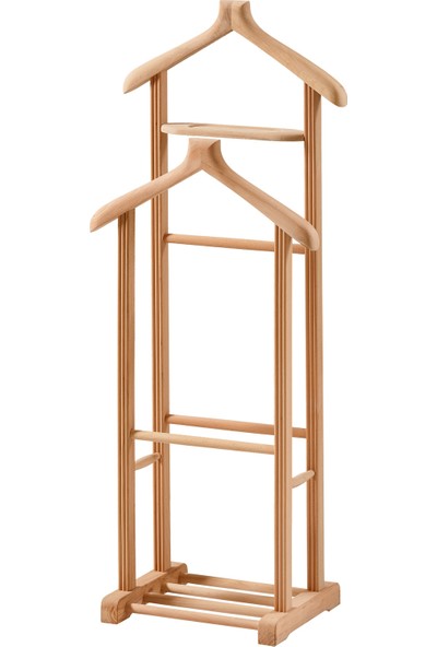 Geppetto Çift Tepeli Dilsiz Uşak Ahşap Ham