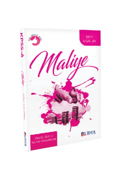 Lider Yayınları KPSS A Grubu Maliye Konu Kitabı Lider Yayınları KPSS A Grubu Maliye Konu Kitabı