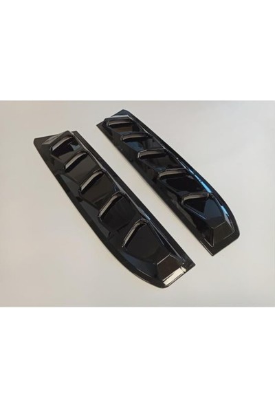 Autokit Honda Cıvıc Fc5 Arka Cam Üstü Kaplama 2 Parça(Piano Black Boyalı)