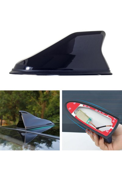 C9 Balık Sırtı Anten Siyah %100 Bakır Kablolu Lastik Korumalı Hybrid Carmaniaks