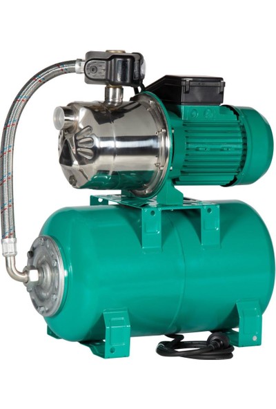 Wilo Aqua Sps 25-4.47 Paslanmaz Jet Pompalı 25 Lt Tanklı Otomatik Hidrofor 5 Kat 10 Daire, 1.3hp Wilo Aqua Sps 25-4.47 Paslanmaz Jet Pompalı 25 Lt Tanklı Otomatik Hidrofor 5 Kat 10 Daire, 1.3hp