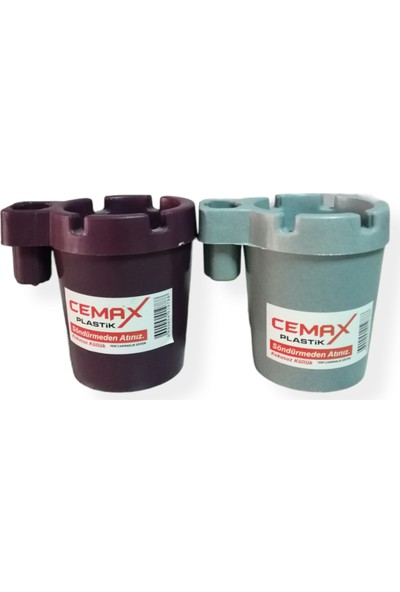 Cemax Kokusuz Küllük Bardaklık Tipi 2'li Set. Cemax Kokusuz Küllük Bardaklık Tipi 2'li Set.