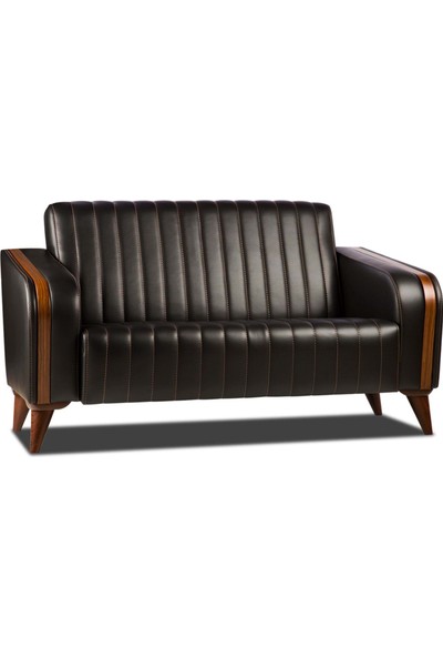 Uzay Ofis Viya Ikili Kanepe - Kahverengi