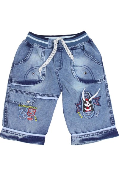 Kidea Erkek Çocuk Kot Kapri lacivert 2 Yaş