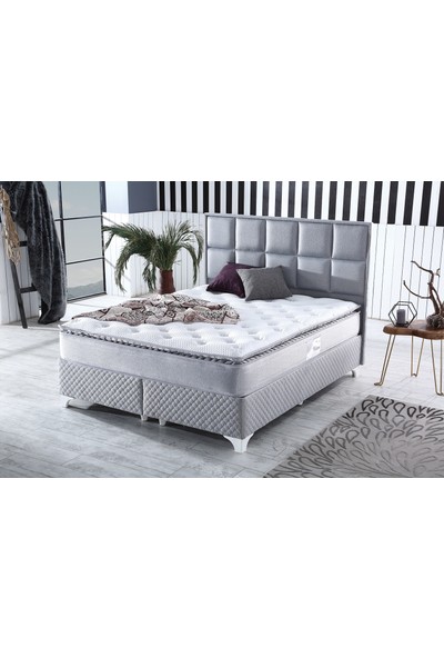 Royal Lüx Bedding Ritim Pedli Paket Yaylı Yatak 150X200