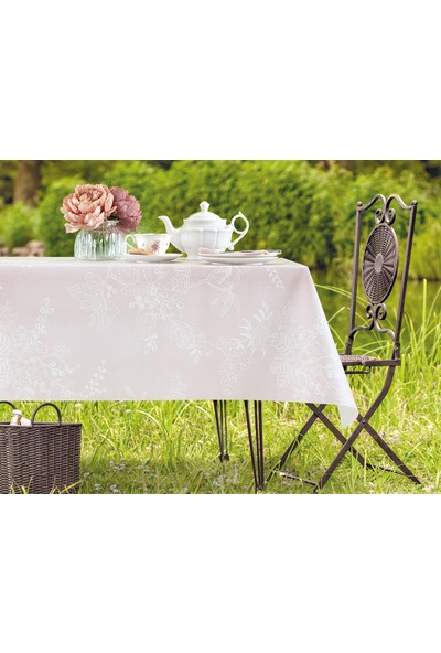 Madame Coco Jannie Masa Örtüsü - Pudra - 100X140 cm Madame Coco Jannie Masa Örtüsü - Pudra - 100X140 cm