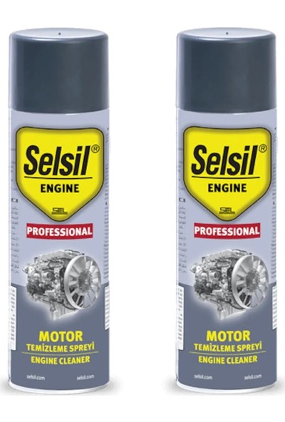 Selsil 2 x 500 ml Motor Temizleme Spreyi
