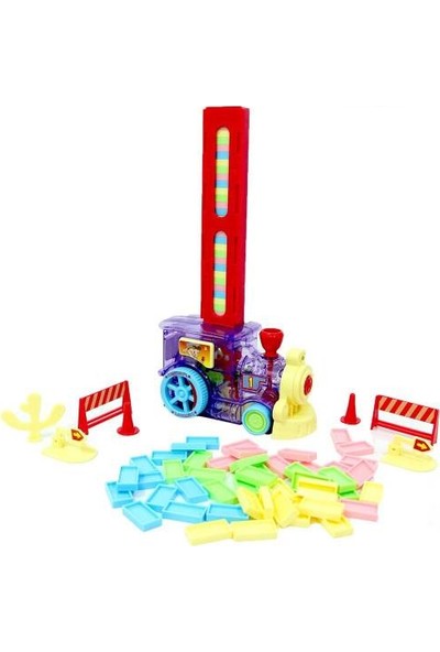 Masho Trend Pilli Domino Yerleştiren Tren - Domino Treni - Train Masho Trend Pilli Domino Yerleştiren Tren - Domino Treni - Train