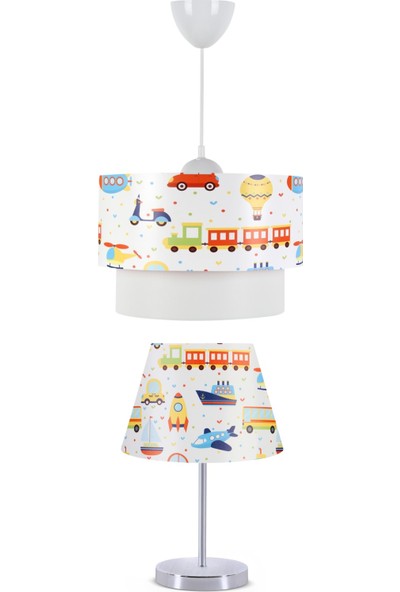 Art&Gift A&g Çocuk Odası Avize ve Abajur Seti Eğlenceli Görseller Art&Gift A&g Çocuk Odası Avize ve Abajur Seti Eğlenceli Görseller