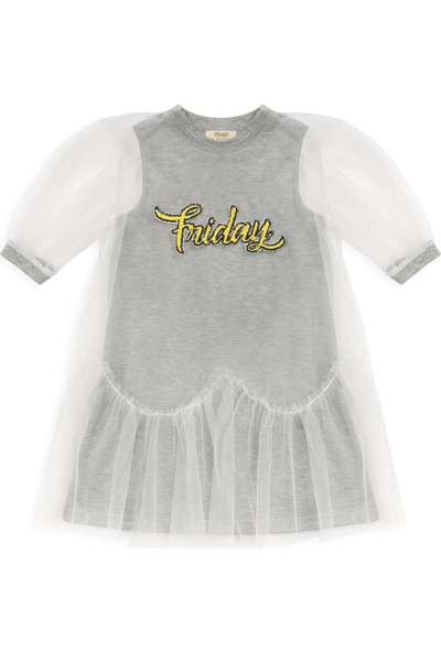 Panço Kız Çocuk Örme Elbise 2111GK26038