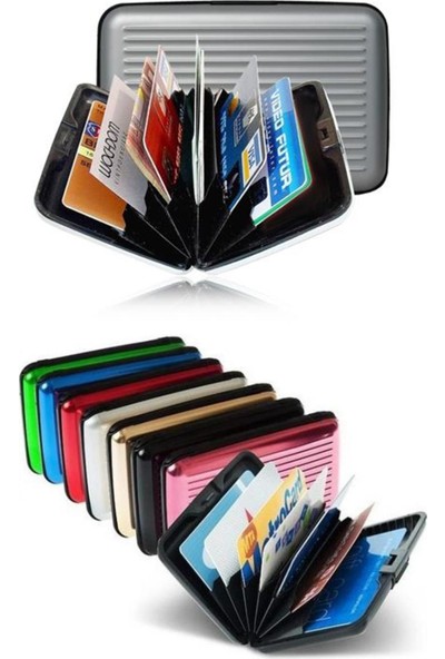 Dnzstore Alüminyum Kartlık Siyah