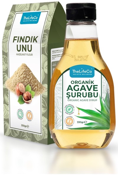 TheLifeCo Fındık Unu 250 gr (Glutensiz, Vegan) + TheLifeCo Organik Agave Şurubu 330 gr (Rafine Şeker İçermez, Katkısız, Vegan) TheLifeCo Fındık Unu 250 gr (Glutensiz, Vegan) + TheLifeCo Organik Agave Şurubu 330 gr (Rafine Şeker İçermez, Katkısız, Vegan)