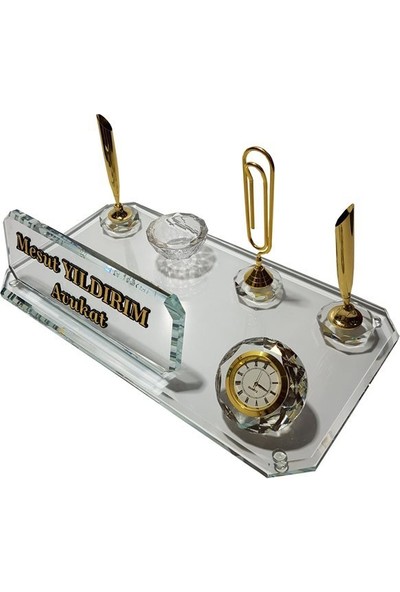 Mert Kristal Masaüstü Kalemlik Mert Kristal Masaüstü Kalemlik