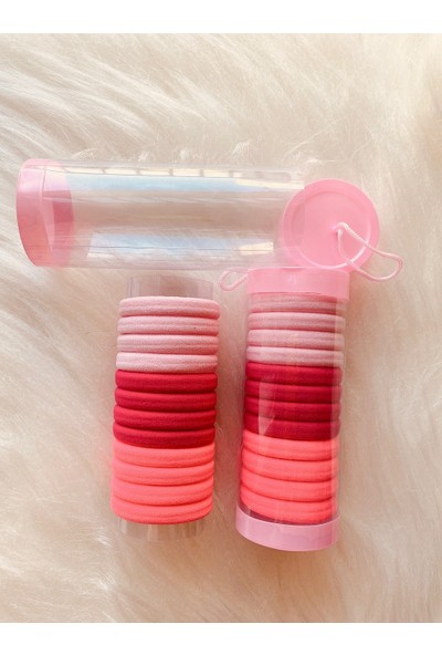 Yeşim Aksesuar Kadın Lüx 24'lü Saç Lastik Toka Seti