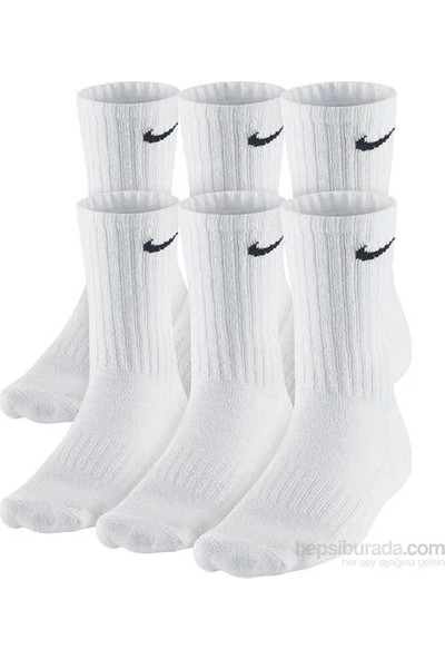 Nike Lightweight Crew Spor Çorap 6'lı (6çift)