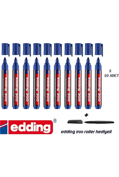 EDDİNG 300 PERMENENT MARKER 10 lu EDDİNG 300 PERMENENT MARKER 10 lu