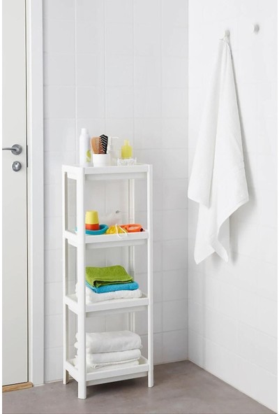 Sas 4 Katlı Beyaz Raf Ünitesi Pratik Çok Amaçlı Düzenleyici Banyo Rafı, Mutfak Rafı, Ayakkabılık Sas 4 Katlı Beyaz Raf Ünitesi Pratik Çok Amaçlı Düzenleyici Banyo Rafı, Mutfak Rafı, Ayakkabılık