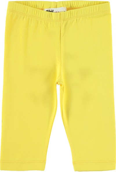Civil Girls Kız Çocuk Kısa Tayt 2-5 Yaş Sarı