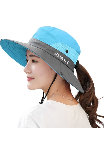 Senwai Kadın Güneş Korumalı Şapka Uv Koruma (Yurt Dışından)