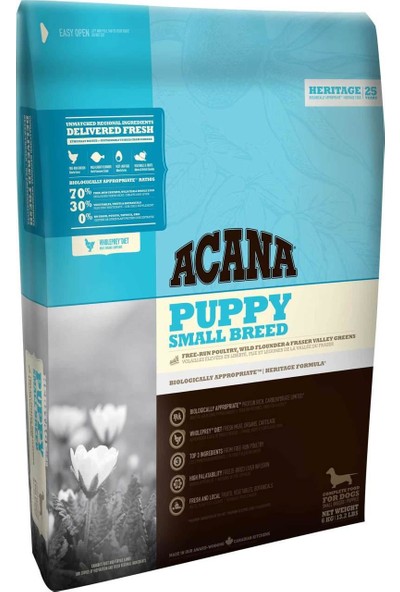 Acana Heritage Puppy Small Breed Küçük Irk Yavru Köpek Maması 340 gr Acana Heritage Puppy Small Breed Küçük Irk Yavru Köpek Maması 340 gr