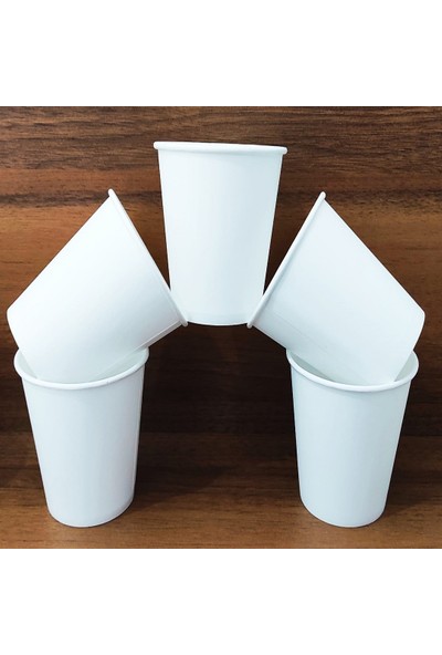 May Cup 7 Oz Kağıt Bardak Beyaz 1000 Adet Maycup