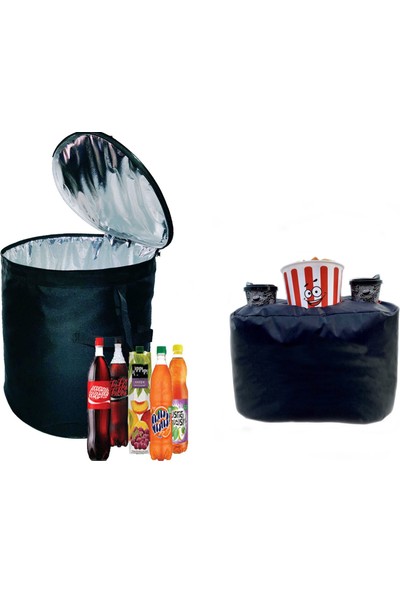Bizedeyolla Termos Buzluk Çanta 50 Lt ve Puf Bardaklık Kamp ve Piknik