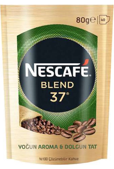 Nescafe Blend 37 Eko Paket - 80 gr Nescafe Blend 37 Eko Paket - 80 gr