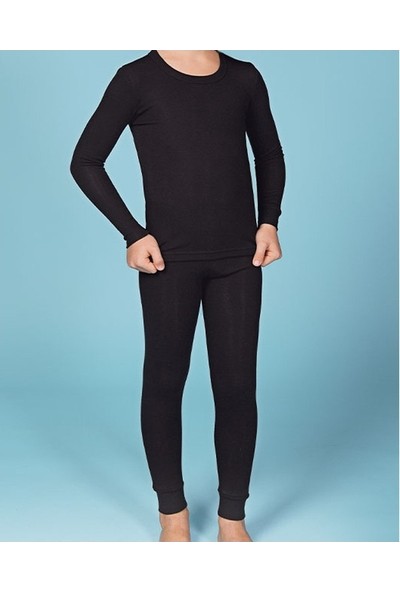 ByDon Erkek Termal Içlik Takım Siyah