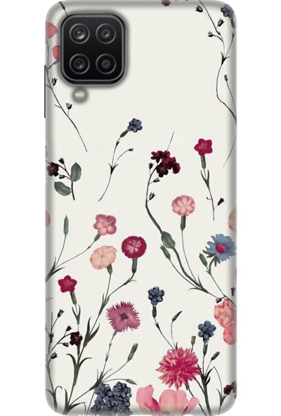 Gramaphone Samsung Galaxy A12 Kılıf Hd Baskılı Kılıf - Mat Çiçek