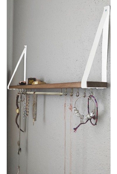 Ahşap Beyaz Derili Vip Takılık,ahşap Takı Bijuteri Düzenleyici,organizer Raf Ahşap Beyaz Derili Vip Takılık,ahşap Takı Bijuteri Düzenleyici,organizer Raf