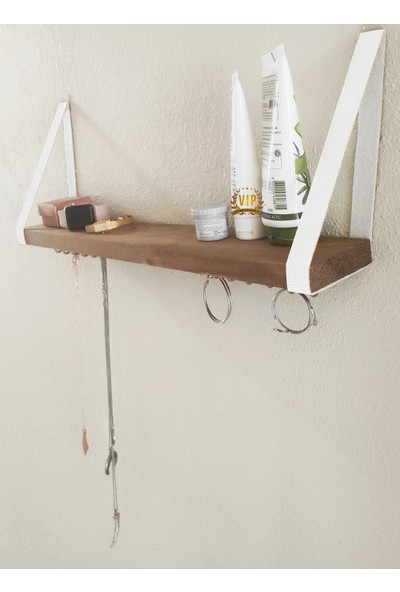 Ahşap Beyaz Derili Vip Anahtarlık Duvar Rafı,ahşap Düzenleyici Raf,organizer Raf Ahşap Beyaz Derili Vip Anahtarlık Duvar Rafı,ahşap Düzenleyici Raf,organizer Raf