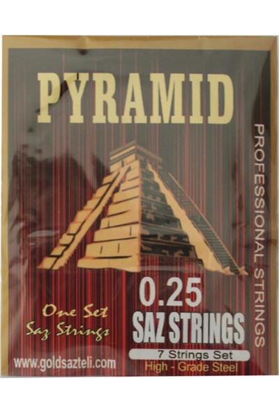 Pyramid 0,25 Divan Saz Teli Pyramid 0,25 Divan Saz Teli