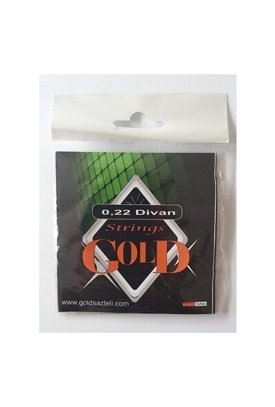 Gold 0.22 Divan Saz Bağlama Teli