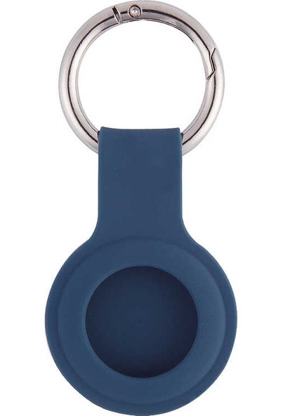ZORE Airtag Silikon Anahtarlık Kılıfı Mavi Renk Zore-01